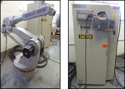 Yaskawa Motoman MRC SK16 Robot System - Test Fixtures - Northline ...